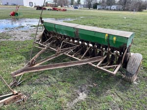 SOLD - John Deere Van Brunt FB Grain Drill Planting with 11 In ...