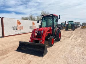 SOLD - Kioto CK3510SE 4WD Tractor with KL-4030 Front End Loader ...
