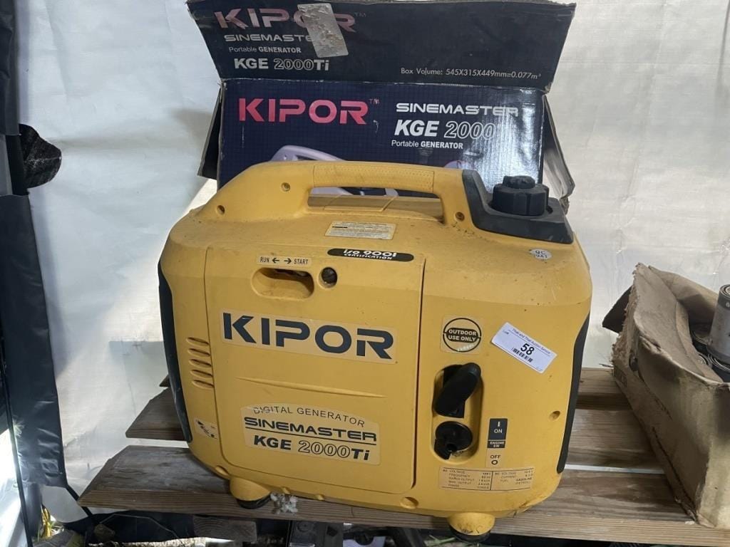 SOLD - Kipor KGE 2000Ti Other Equipment Generators | Tractor Zoom