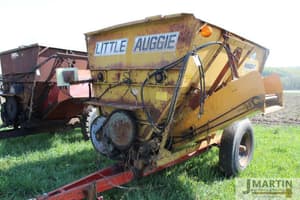 SOLD - Knight Little Auggie mixer wagon w/ scales Hay and Forage ...