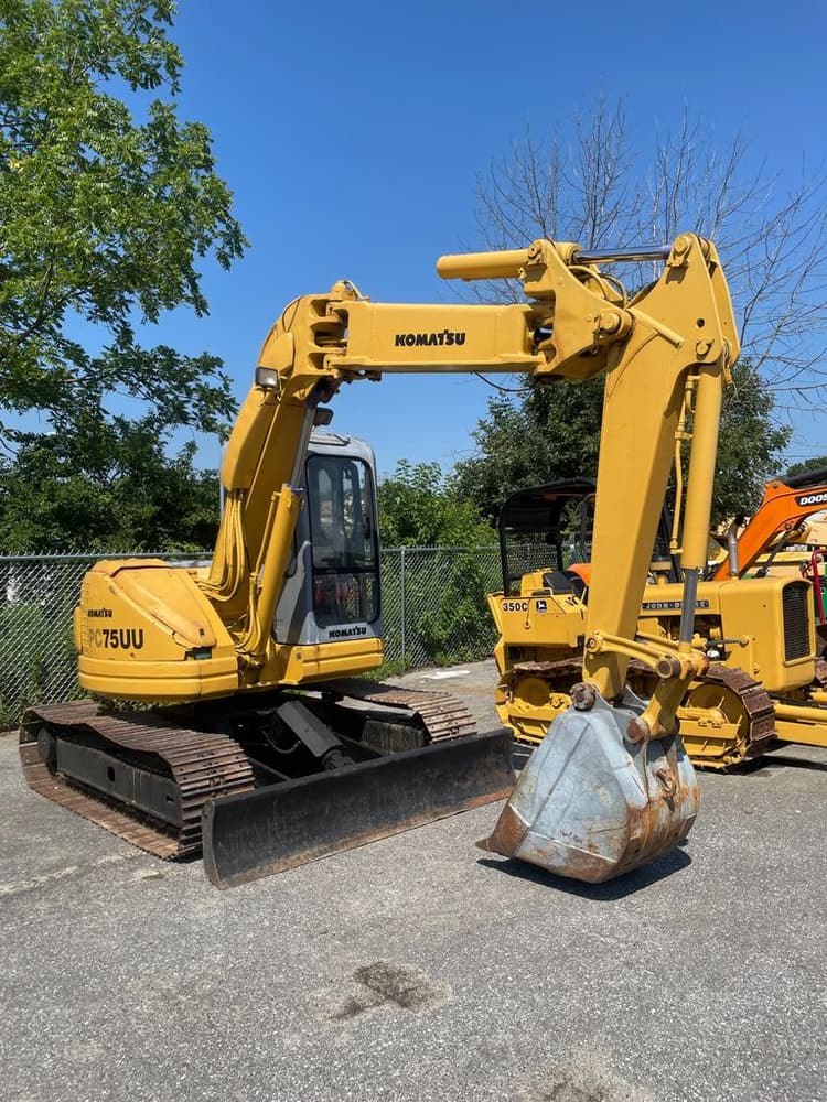 Komatsu PC75UU-2 Construction Compact Excavators for Sale | Tractor Zoom