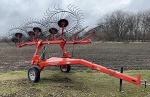 SOLD - Kuhn SR 112 GII, 12 Wheel Rake W/ Center Wheel, Hay and Forage ...