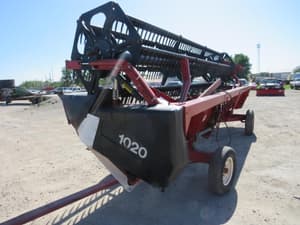 SOLD - Case IH 1020 Lot No. 234376339 Harvesting with 20 ft | Tractor Zoom