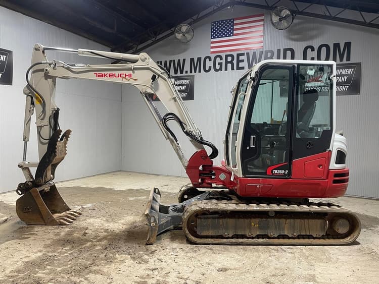 2021 Takeuchi TB250-2 Construction Compact Excavators for Sale ...