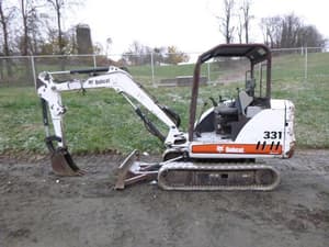 SOLD - Bobcat 331 Lot No. 228801699 Construction with 2,249 Hrs ...