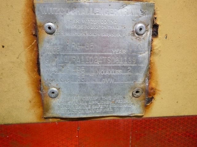 1996 Witzco Challenger RG35 Other Equipment Trailers for Sale | Tractor ...