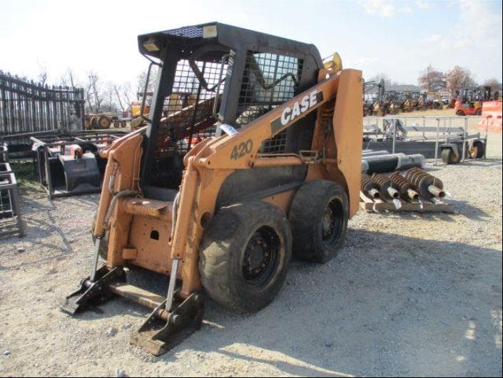 SOLD - Case 420 Construction Skid Steers | Tractor Zoom