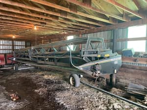 SOLD - MacDon 960 Lot No. 30 Harvesting with 36 ft | Tractor Zoom
