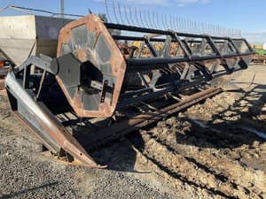 SOLD - MacDon 972 Lot No. 127 Harvesting with 20 ft | Tractor Zoom