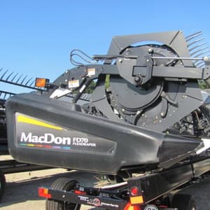 SOLD - 2011 MacDon FD70 Harvesting with 40 ft | Tractor Zoom