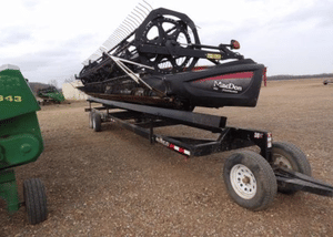 SOLD - MacDon FD75 Harvesting with 30 ft | Tractor Zoom