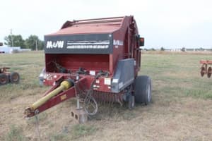 SOLD - M&W 5506 Baler Round Baler Hay and Forage with --- Bales ...