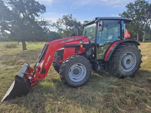 SOLD - Massey 4710 Cab/Air w/FL3522 Loader/Bucket Tractors with 283 Hrs ...