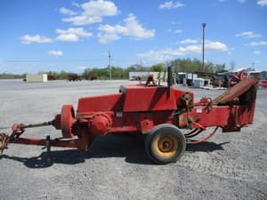SOLD - MASSEY FERGUSON 124 SQ BALER Hay and Forage with --- Bales ...