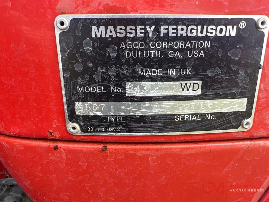 Massey Ferguson 243 Tractors 40 to 99 HP for Sale | Tractor Zoom