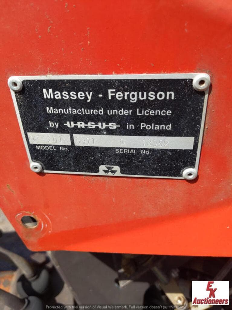 Massey Ferguson 261 Tractors 40 to 99 HP for Sale | Tractor Zoom