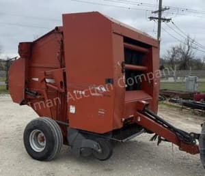 SOLD - Massey Ferguson 2756 Lot No. 136 Hay and Forage with --- Bales | Tractor Zoom