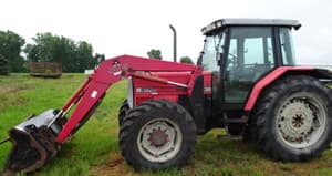 SOLD - MASSEY FERGUSON 6170 MFWD. DSL. TRACTOR W/ MF 1048 HYD. LOADER ...