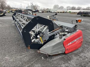 SOLD - Massey Ferguson 8200 Lot No. 111091 Harvesting with 25 ft ...