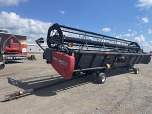 SOLD - Massey Ferguson 8200 Lot No. 1161 Harvesting with 30 ft ...