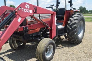 SOLD - MF 243 CANOPY 2WD W/ LDR BUCKET Lot No. 7078 Tractors with 1,134 ...