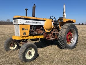 SOLD - Minneapolis-Moline M670 Lot No. 6375043 Tractors with 2,720 Hrs ...