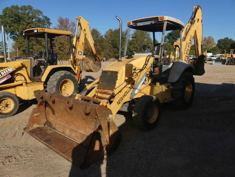 SOLD - New Holland 555E Construction Backhoe Loaders | Tractor Zoom