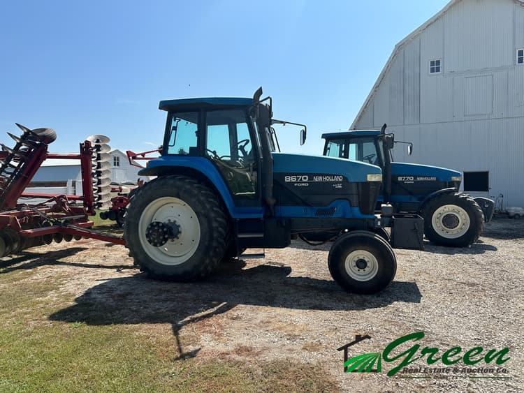 SOLD - New Holland 8670 Tractors 100 to 174 HP | Tractor Zoom