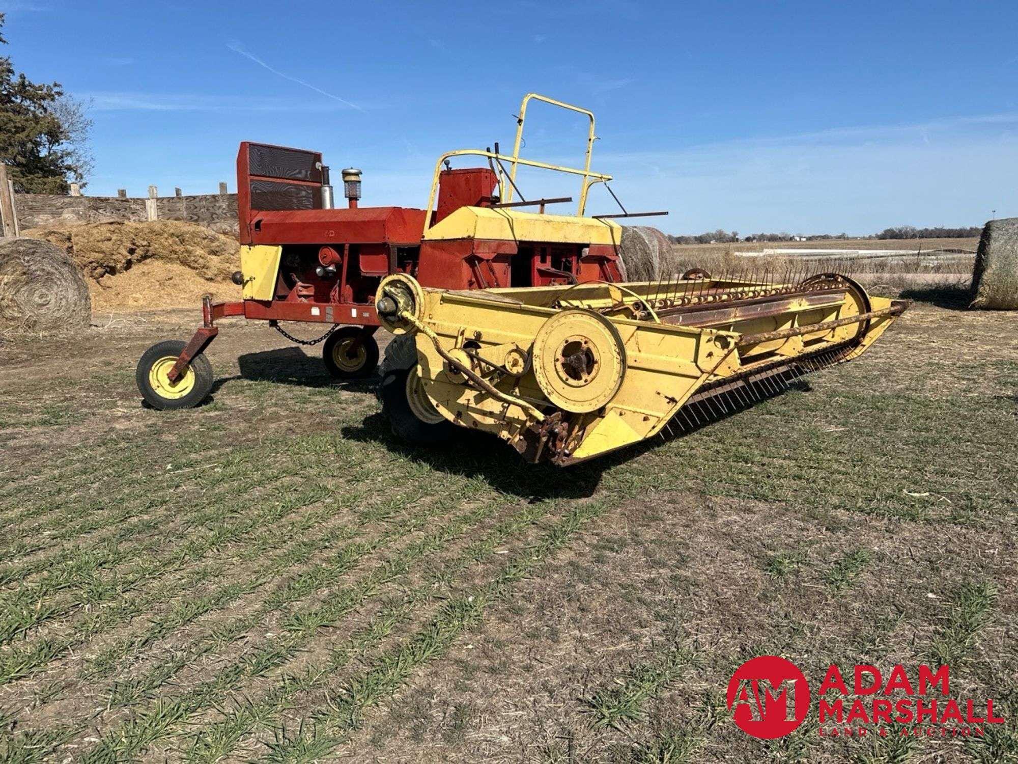 SOLD - New Holland 910 Swather, 14 FT Head Hay and Forage with --- Hrs ...