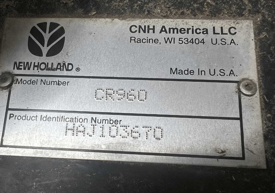 New Holland CR960 Combines Class 6 for Sale | Tractor Zoom