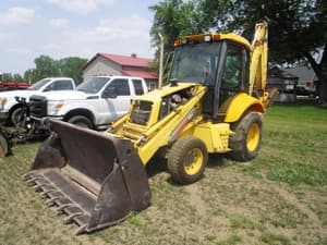 SOLD - New Holland LB90 Backhoe - Runs Good Construction with 10,300 ...