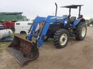 SOLD - New Holland T6020 Tractor w/Loader & Bucket Tractors with 3,949 ...