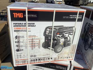 SOLD - New TMG Industrial Portable Generator, 12,000 Starting Watts ...