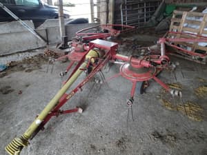 SOLD - NH 163 4 BASKET HAY TEDDER CART MOUNTED 540 PTO Hay and Forage ...