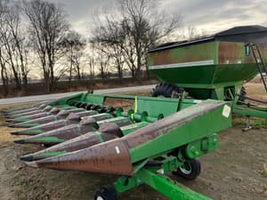 SOLD - *OFFSITE - John Deere 844 8-Row Corn Header Harvesting with 8 ...