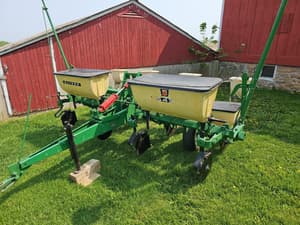 SOLD - Oliver #543 4 Row Corn Planter (restored) Planting with 4 Rows ...