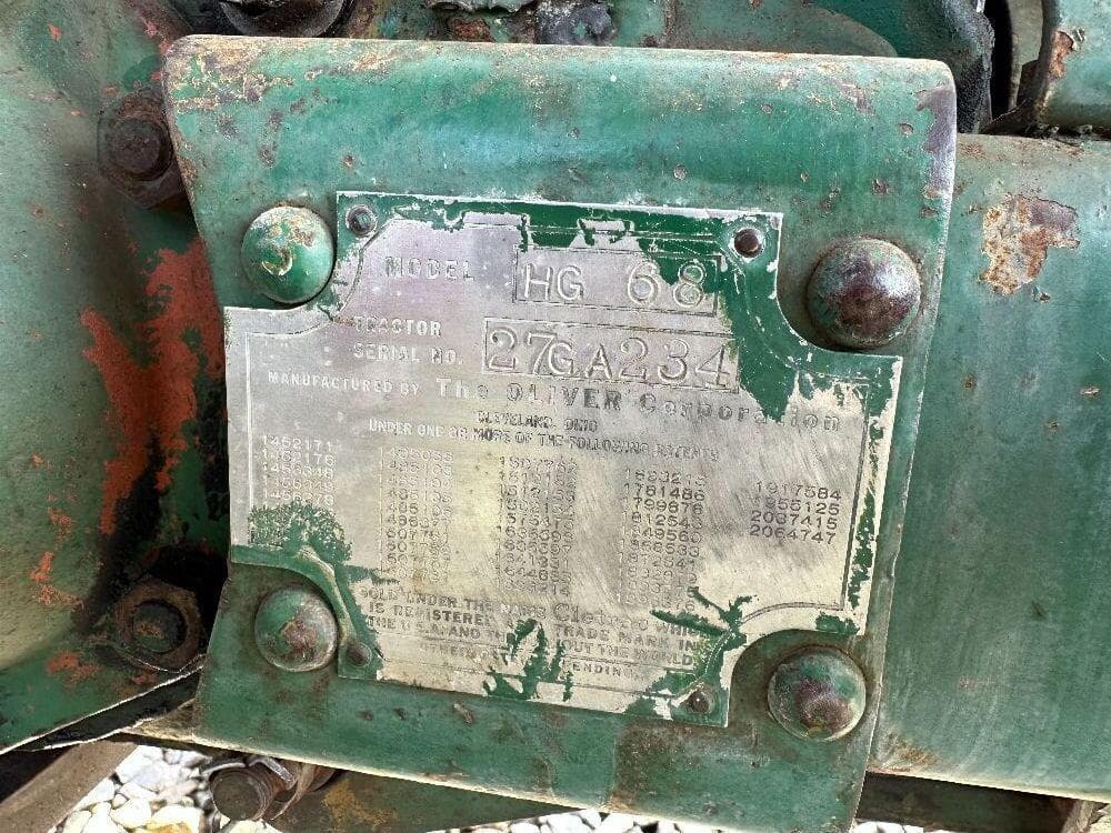 Oliver HG 68 Tractors Less than 40 HP for Sale | Tractor Zoom