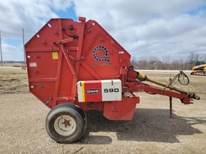 SOLD - OMC 590 Lot No. 94 Hay and Forage with --- Bales | Tractor Zoom
