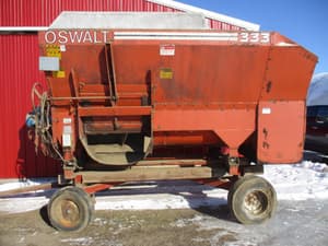 SOLD - Oswalt 333 Stationary TMR Mixer Hay and Forage | Tractor Zoom