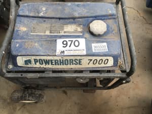 SOLD - POWERHORSE 7000 PORTABLE GENERATOR Other Equipment | Tractor Zoom
