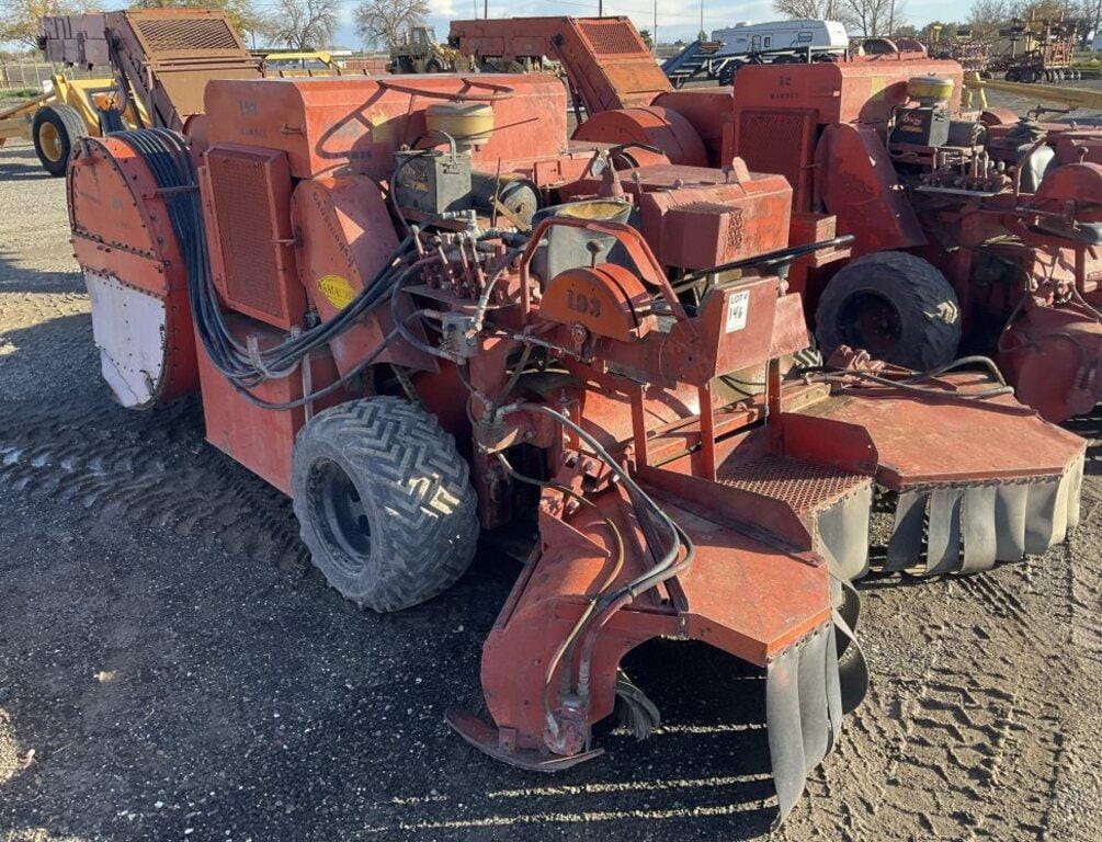 SOLD - RAMACHER JD48 Self Propelled Nut Harvester, Diesel Harvesting ...