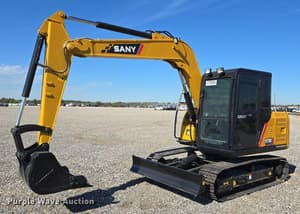 SOLD - SANY SY75C Lot No. YA0142 Construction with 289 Hrs | Tractor Zoom