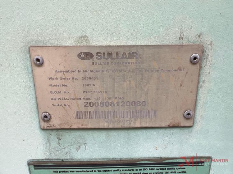 Sullair 1800 Other Equipment Other for Sale | Tractor Zoom