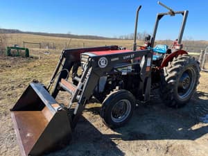 SOLD - Tafe 45DI Bush Hog 2346 Loader Tractor Tractors with 45 HP ...