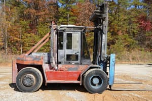 SOLD - Taylor THD Big Red Forklift Construction with 9,488 Hrs ...