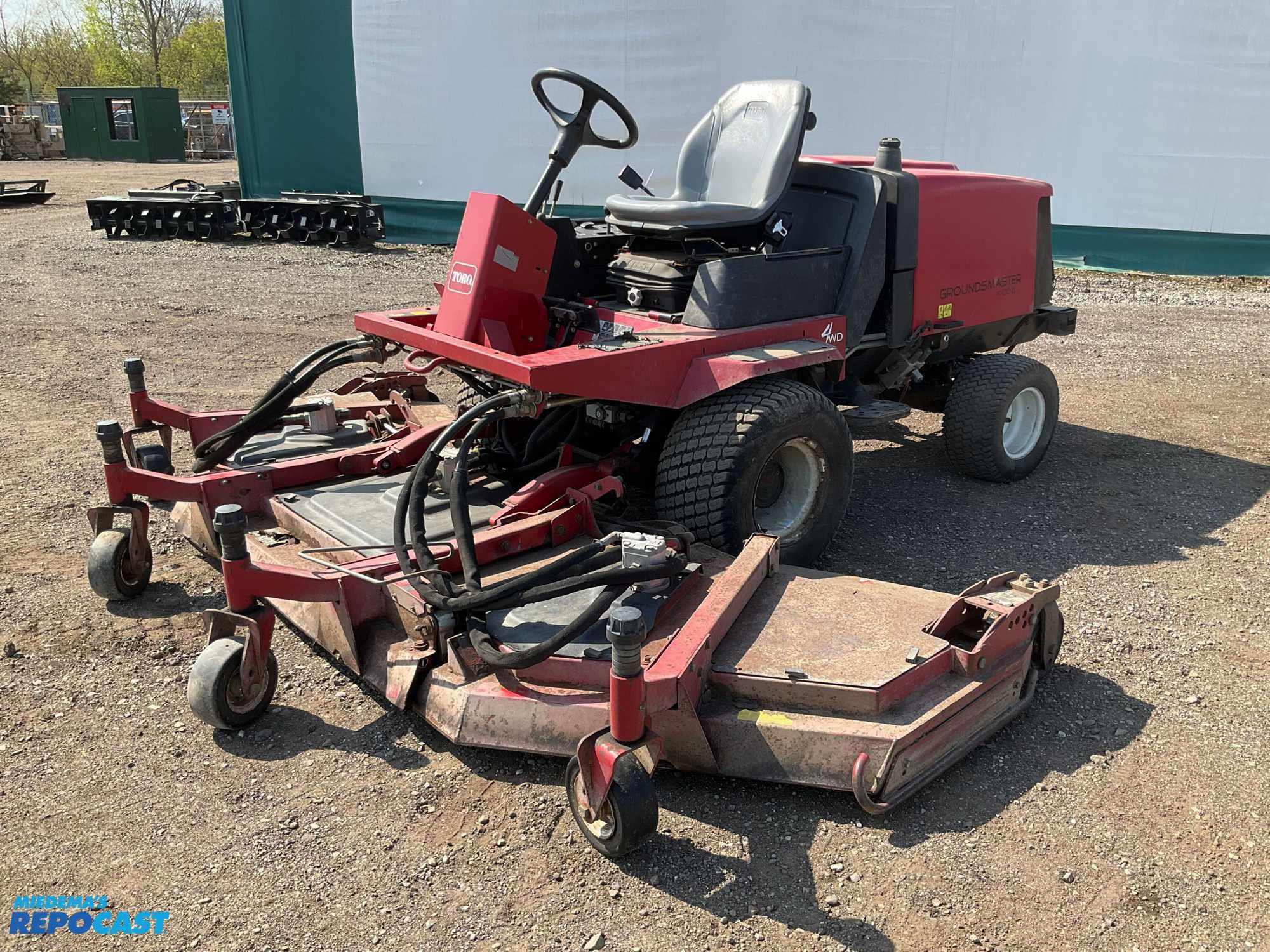 SOLD - Toro Groundsmaster 4100D Riding Lawn Mower Other Equipment ...