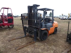 SOLD - Toyota 7FGU35 Lot No. 1215 Construction with 10,084 Hrs ...