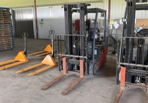 SOLD - Toyota Electric Forklift, Model: 8FBE18U, Serial: 13964 Lot No ...