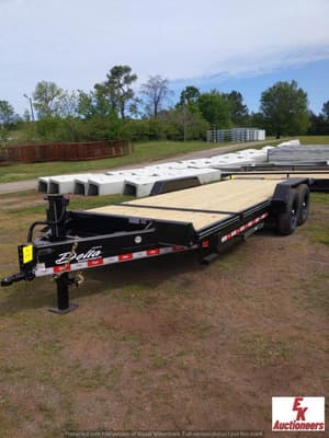 SOLD - UNUSED 2023 DELTA 27TB BUMP TILT UTILITY TRAILER-BLACK Other ...