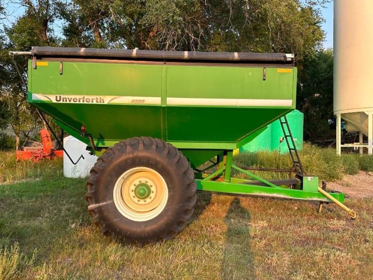 SOLD - Unverferth 6500 Harvesting Grain Carts | Tractor Zoom